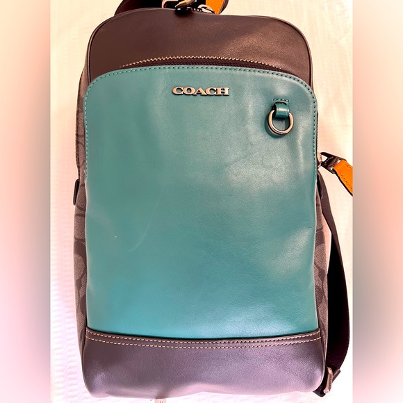 Coach | Bags | Coach Graham Pack In Colorblock Signature Canvas | Poshmark